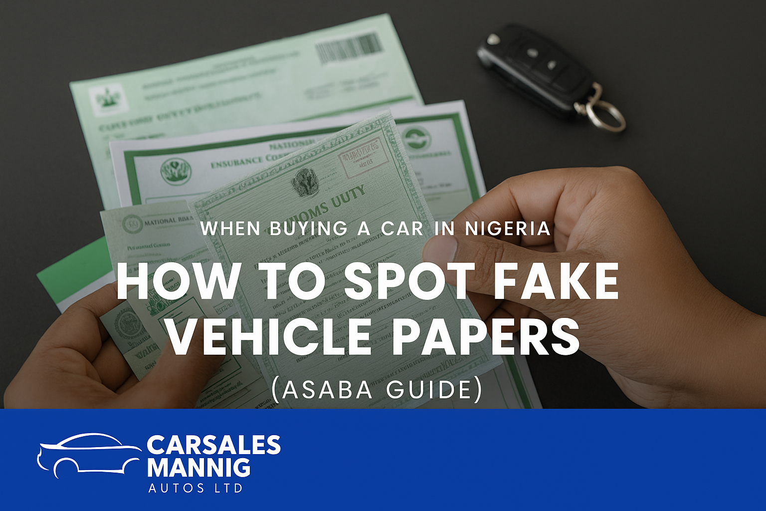How to Spot Fake Vehicle Papers in Nigeria (Asaba Guide 2026) — Verify ...